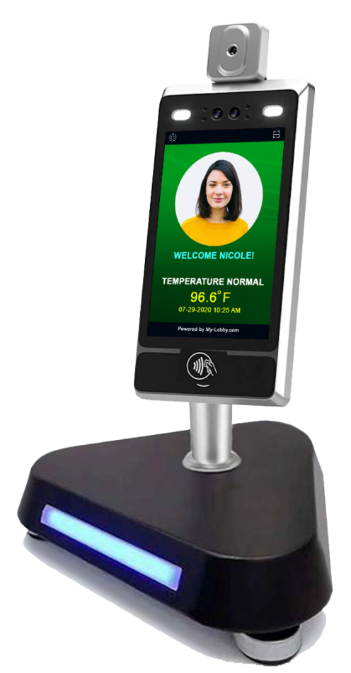 Temperature Screening Kiosk 8-inch | Health App | My Lobby