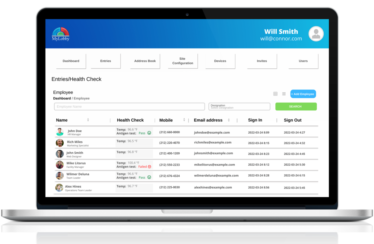 Visitor Management with MyLobby