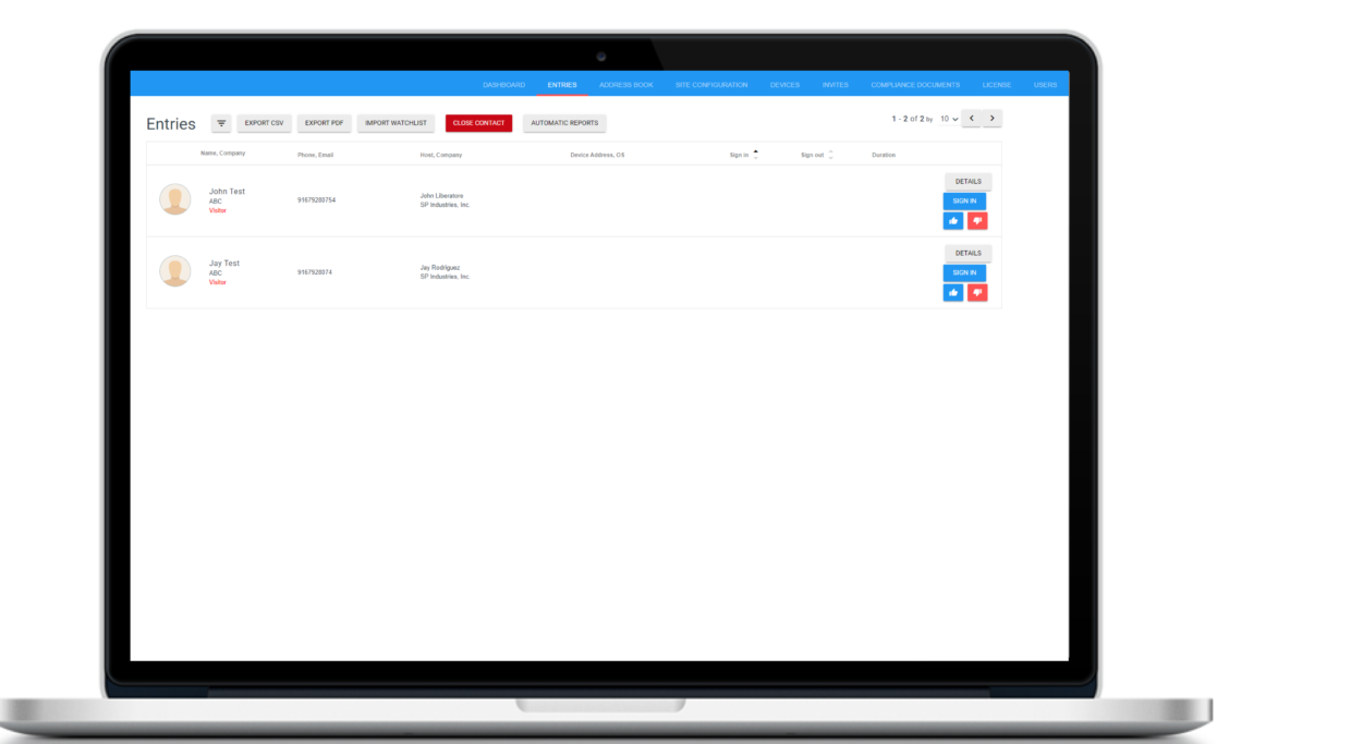 Streamlining ITAR compliance with Visitor Management