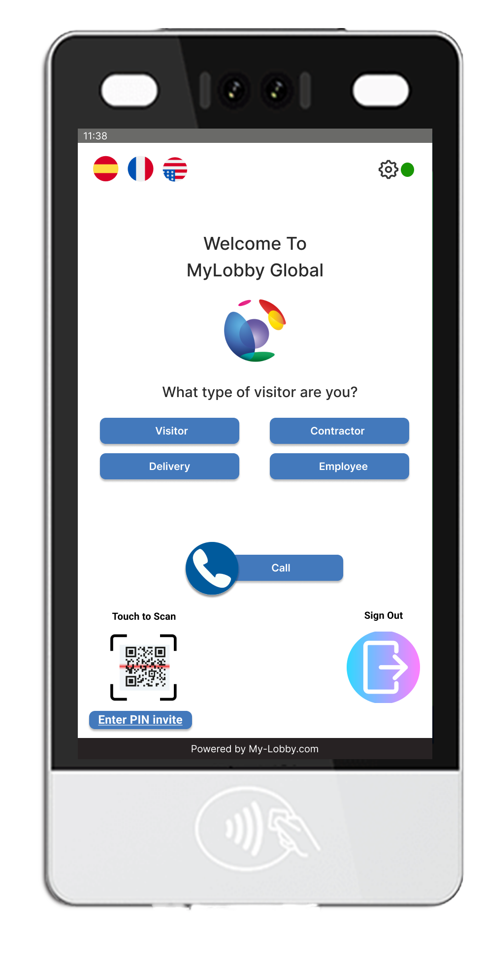Introducing MyLobby Visitor Management Call Button | MyLobby